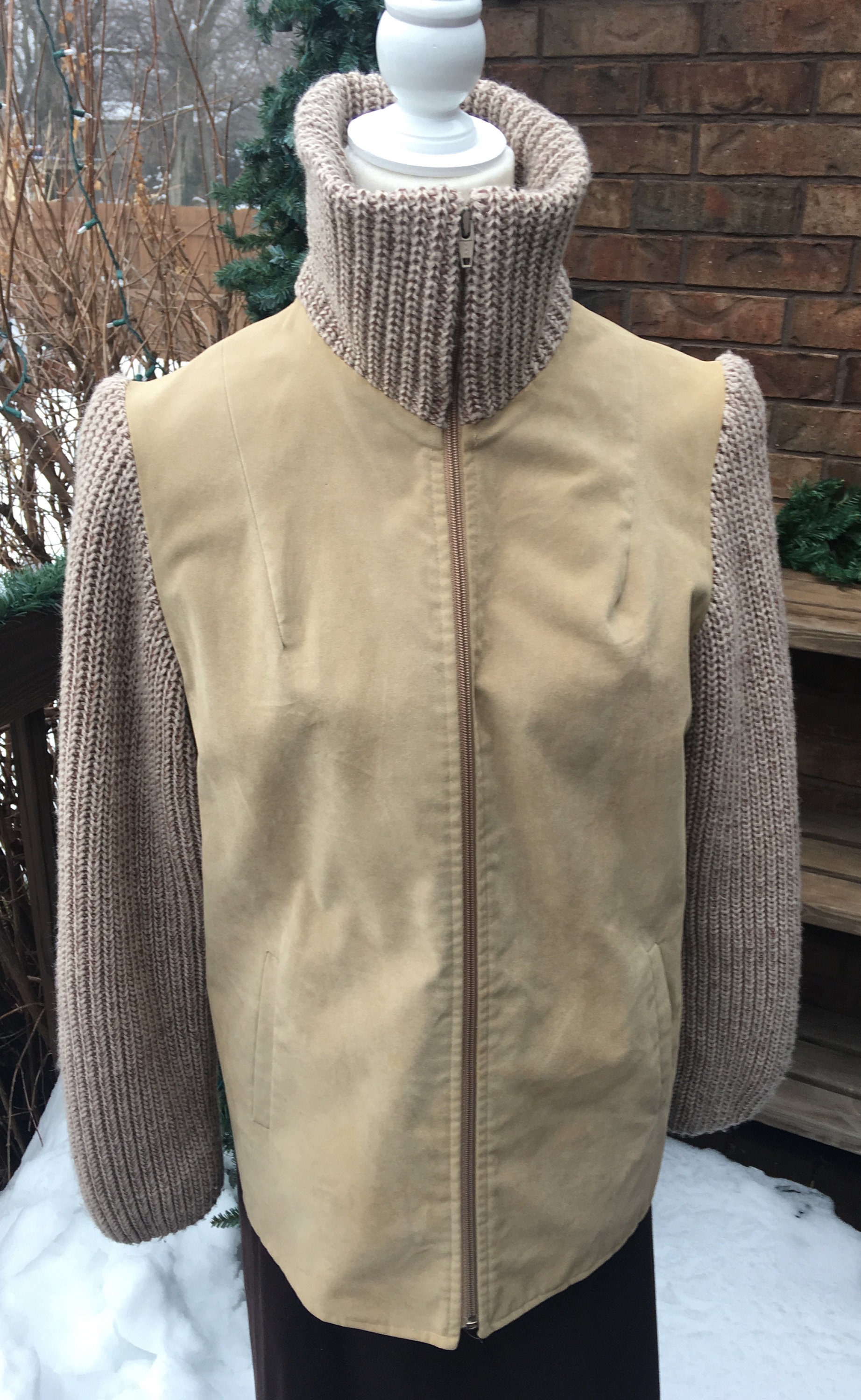 Vintage Ladies Suede Sweater Jacket Size 10 - Etsy