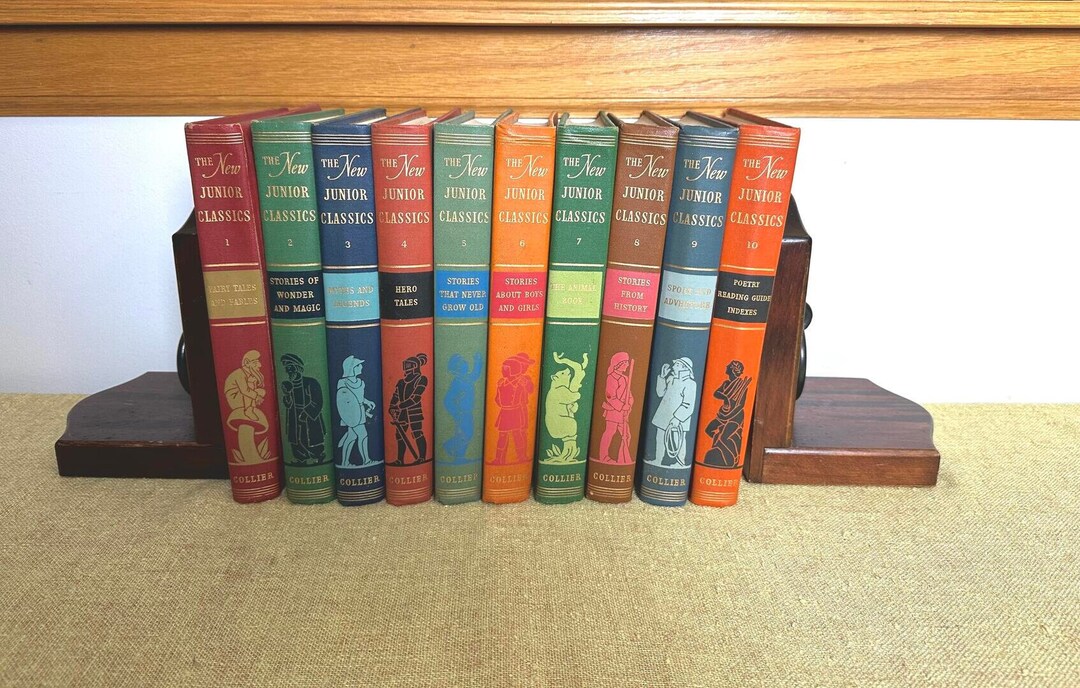 The New Junior Classics Books, 1952, Complete Set 1-10 - Etsy