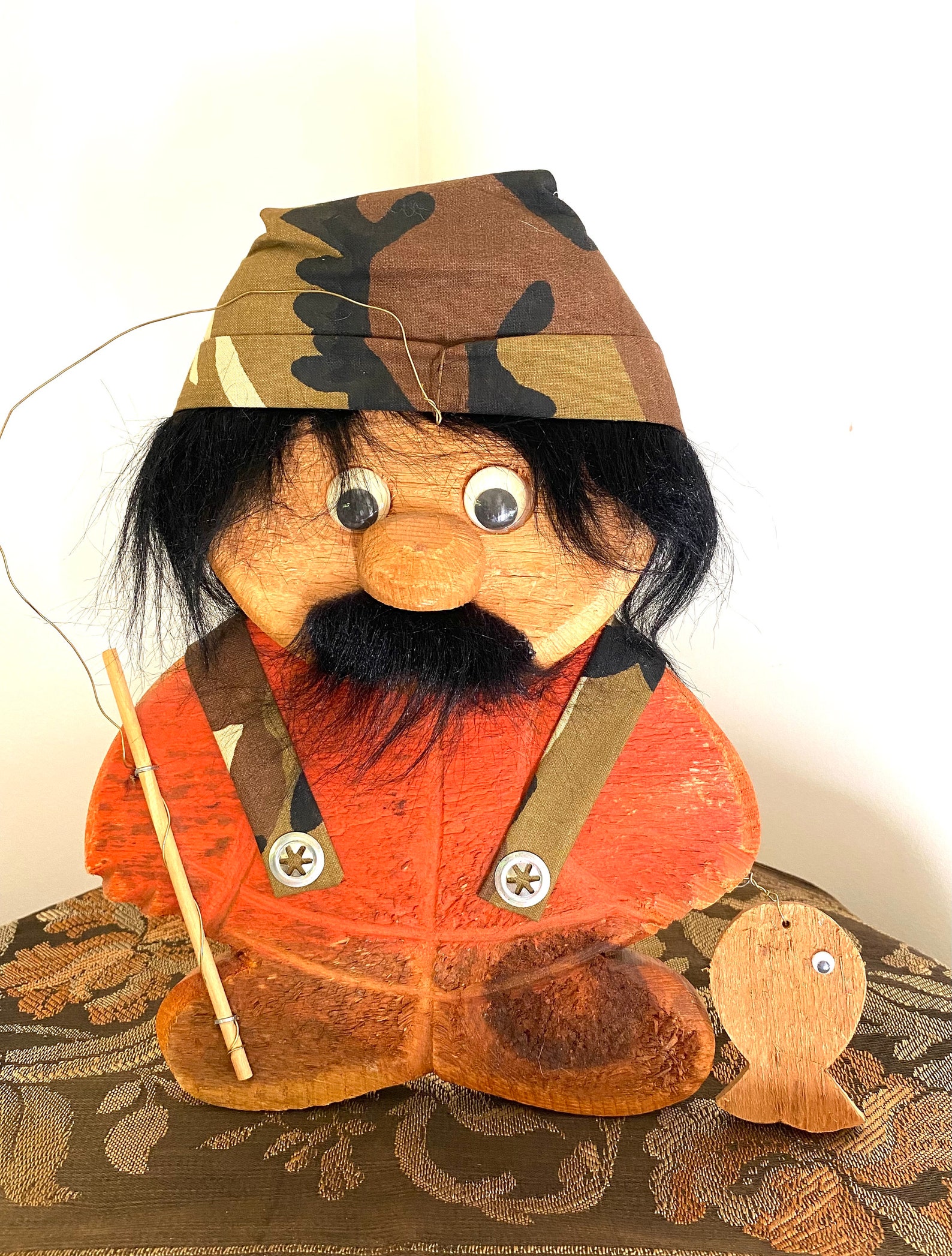 Wally Walleye Wall or Table Top Display, Handmade - Etsy