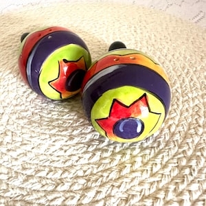 Vintage Ceramic Maracas Salt and Pepper Set - Etsy