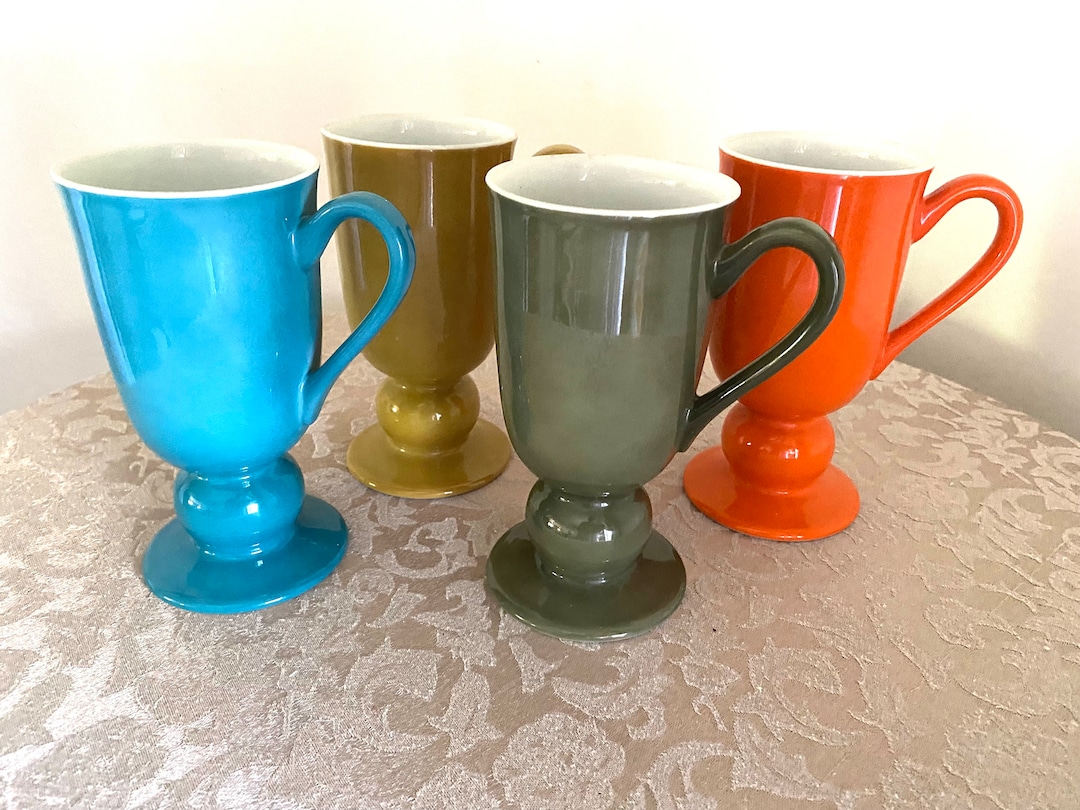 Vintage Seyei Fine China Pedestal Cups, Set of 4 - Etsy