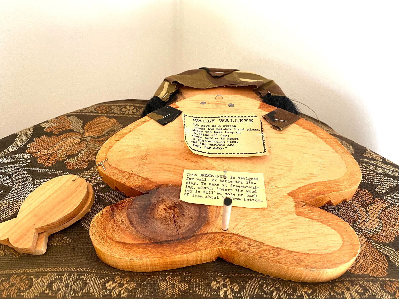 Wally Walleye Wall or Table Top Display Handmade - Etsy