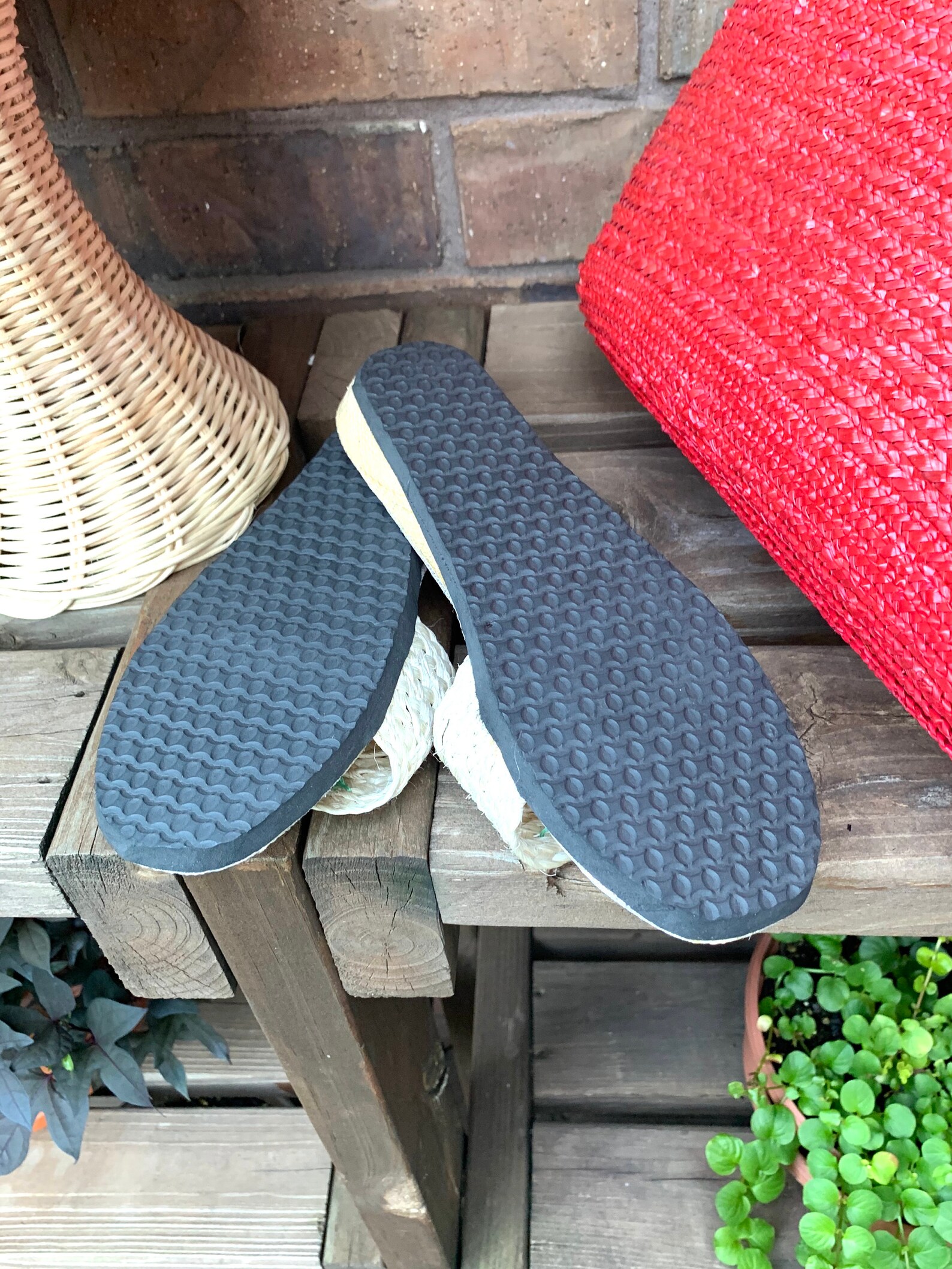 Summer Straw Hat Purse and Rice Straw Sandals Set | Etsy