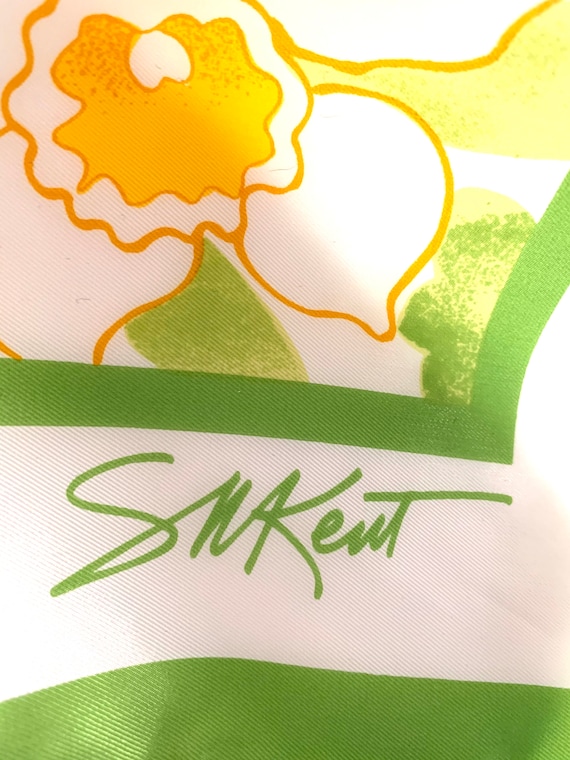 Vintage Avon SM Kent Spring "Floral Burst" Scarf 1978… - Gem