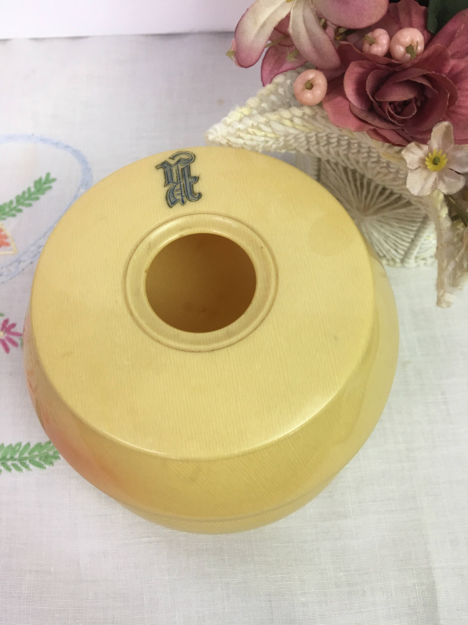 Vintage Art Deco Ivory Pyralin Celluloid Vanity Set, 1920s - Etsy