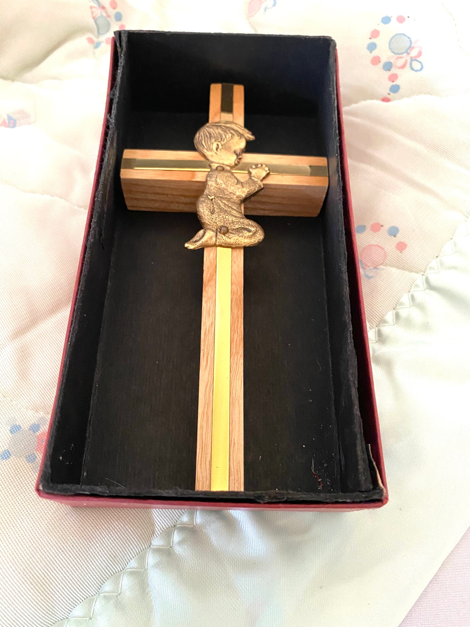 Vintage Child Crucifix/with Box - Etsy