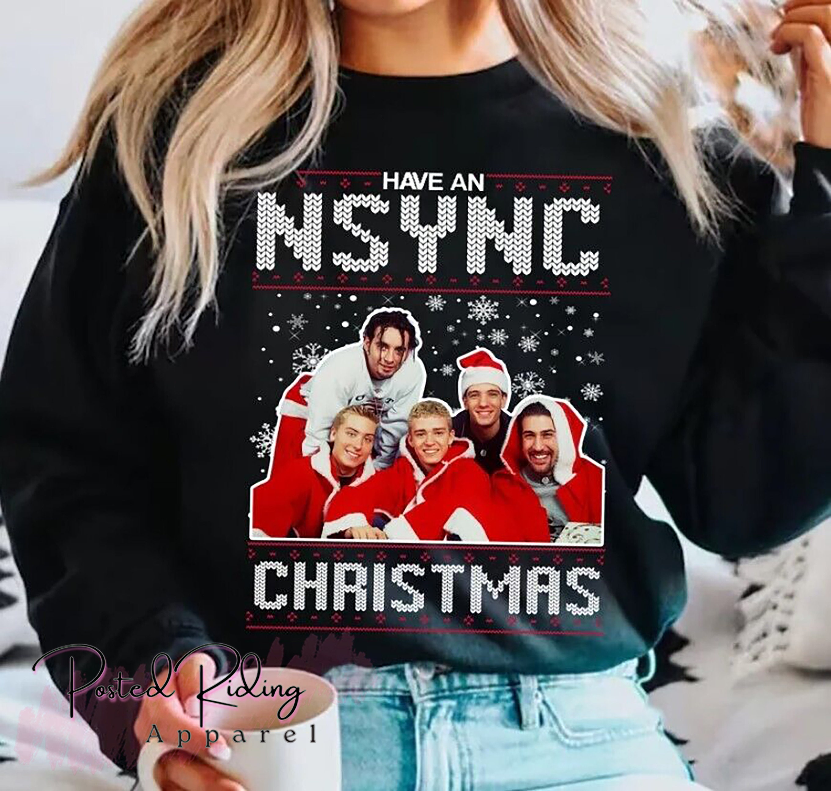 Have an Nsync Christmas Happy Holidays Boy Band T-shirt Ugly - Etsy