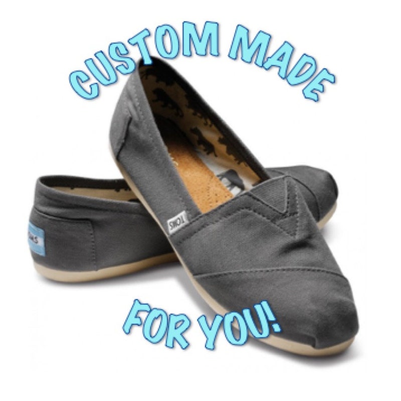 Custom Painted Toms - Etsy