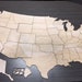 Marking Maps United States USA Wooden Photo Collage Travel - Etsy