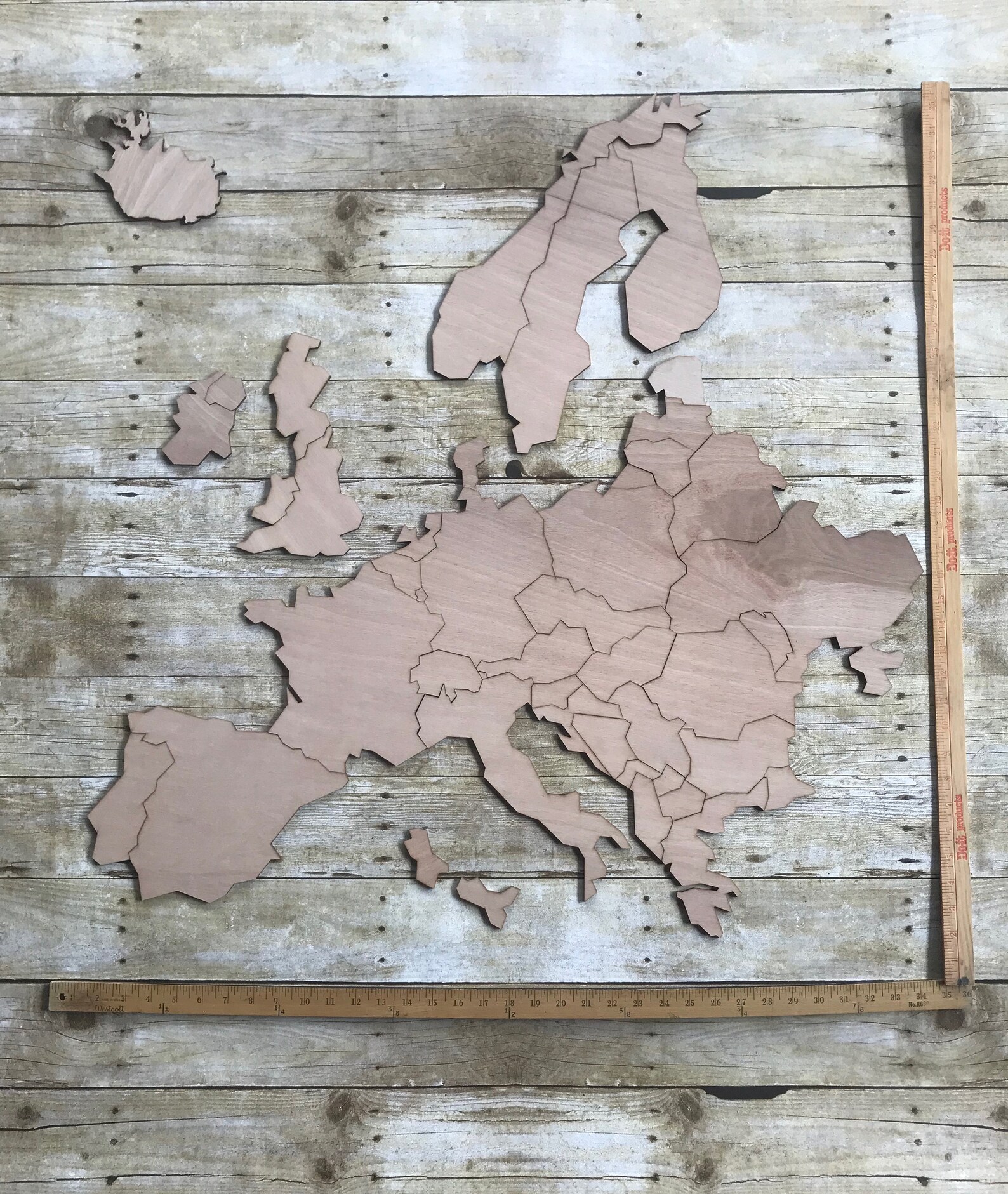 Marking Maps Europe for Travel Wall Collage. Good Retirement - Etsy