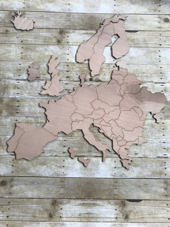 Europe Map Collage