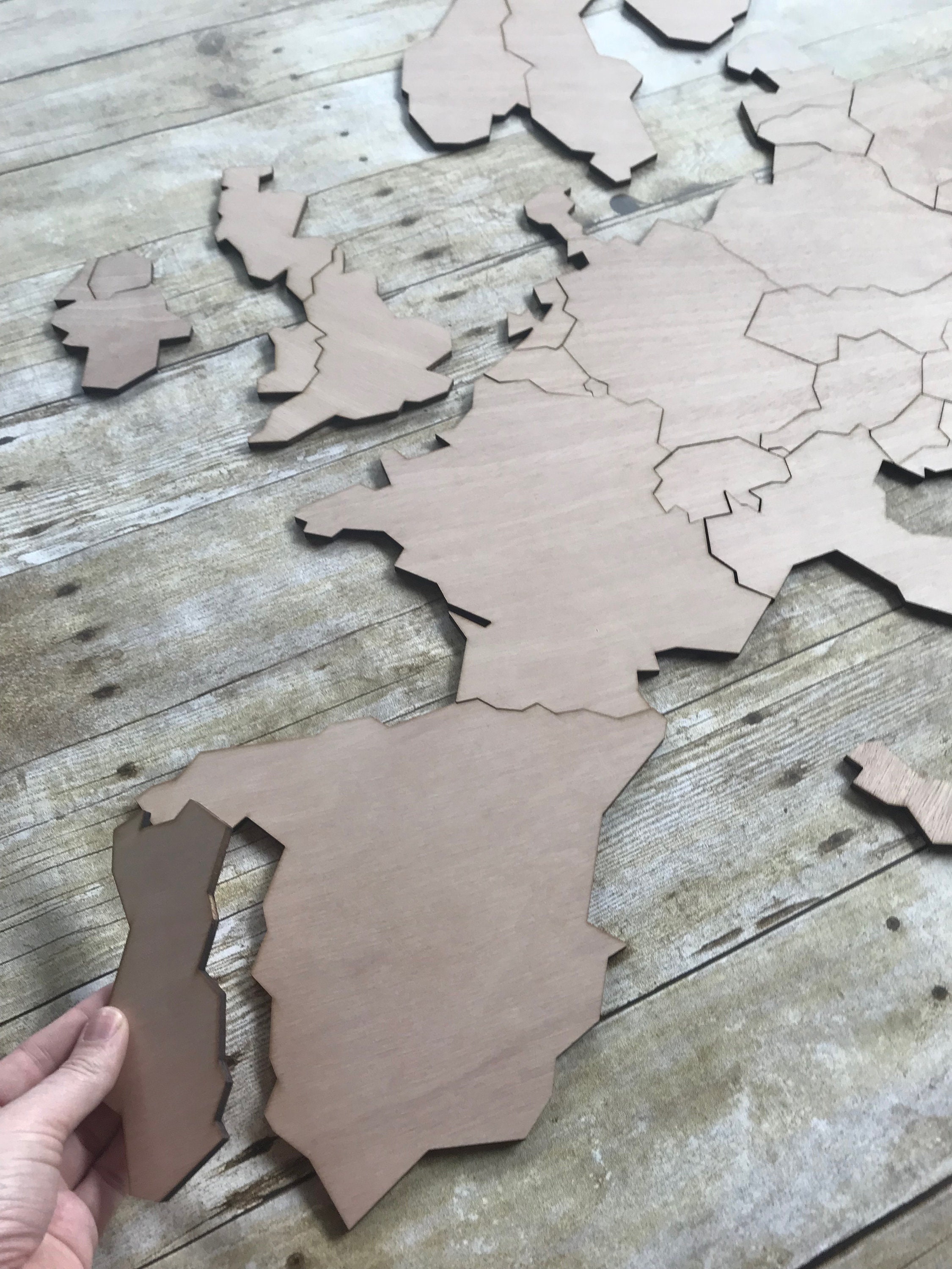 Marking Maps Europe for Travel Wall Collage. Good Retirement - Etsy