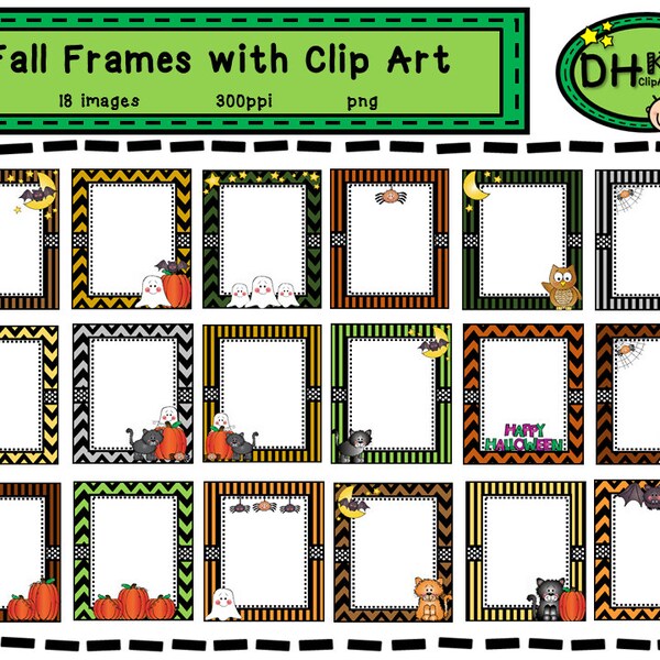 Halloween Frames - Etsy