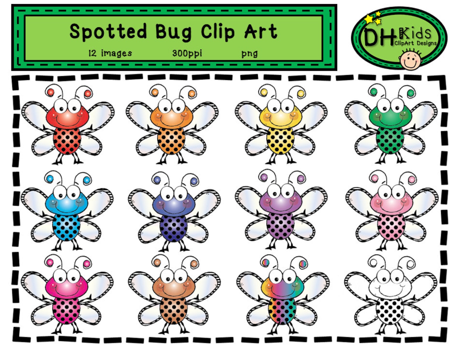 Bug Clip Art, Insect Clip Art, Instant Download, Classroom Clip Art ...
