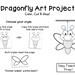 Dragonfly Art Project - Insect Hanging Art - Bug Craft - Dragonfly Art ...