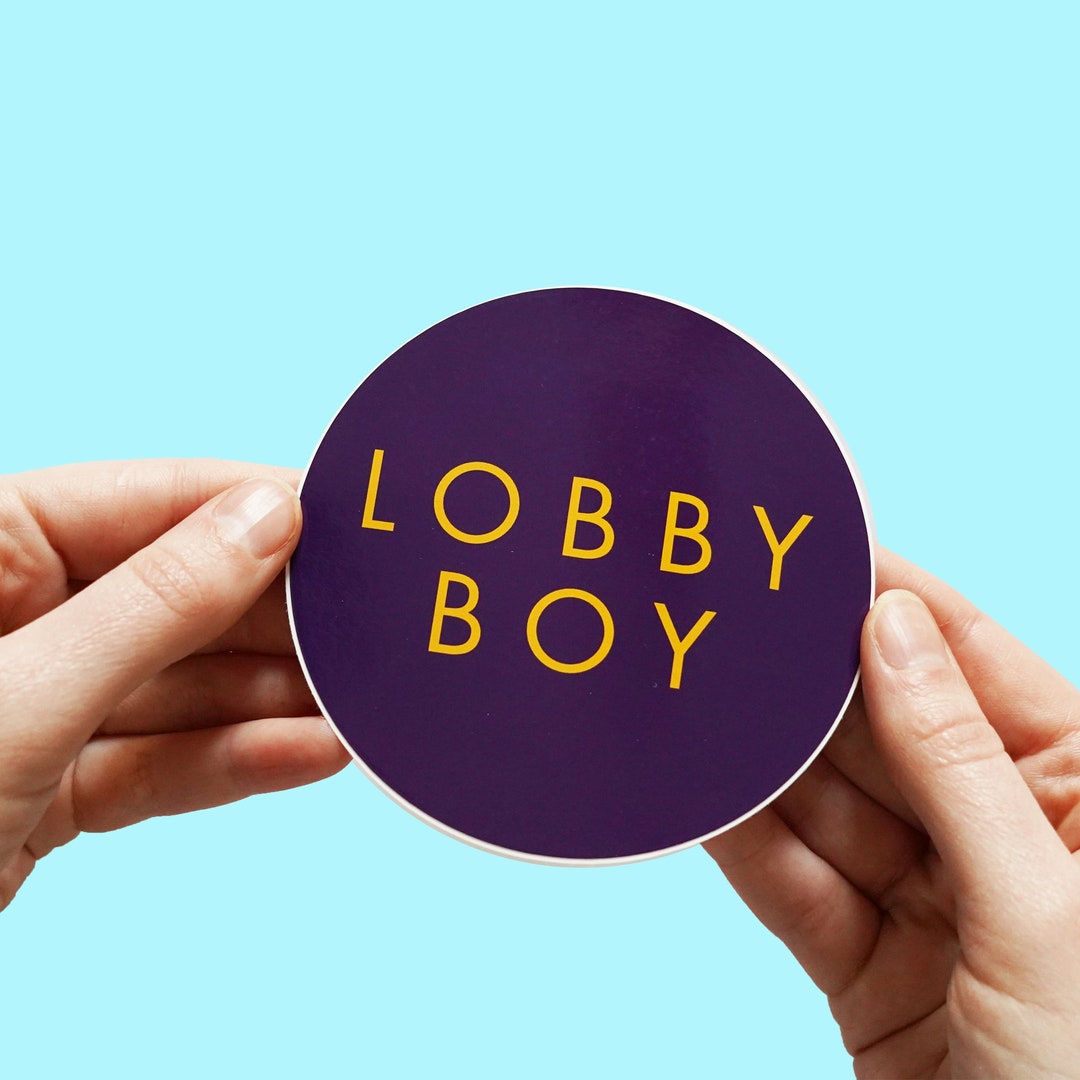 Lobby Boy Sticker, Grand Budapest Hotel, Wes Anderson Inspired ...
