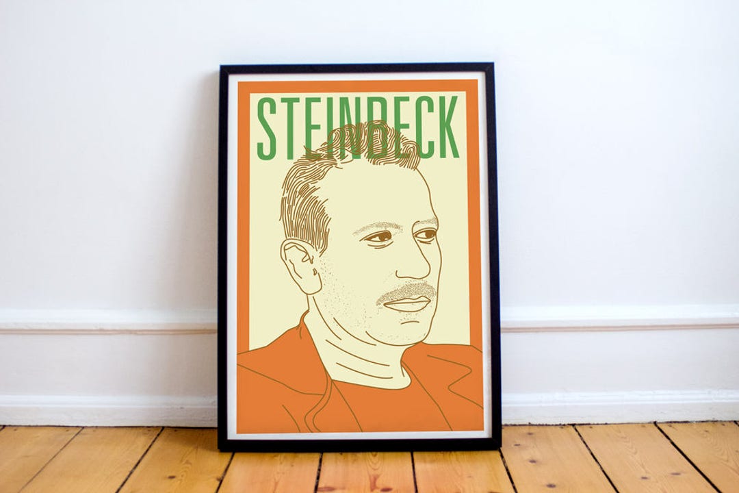 John Steinbeck Print! of Mice and Men, East of Eden, the Grapes of ...