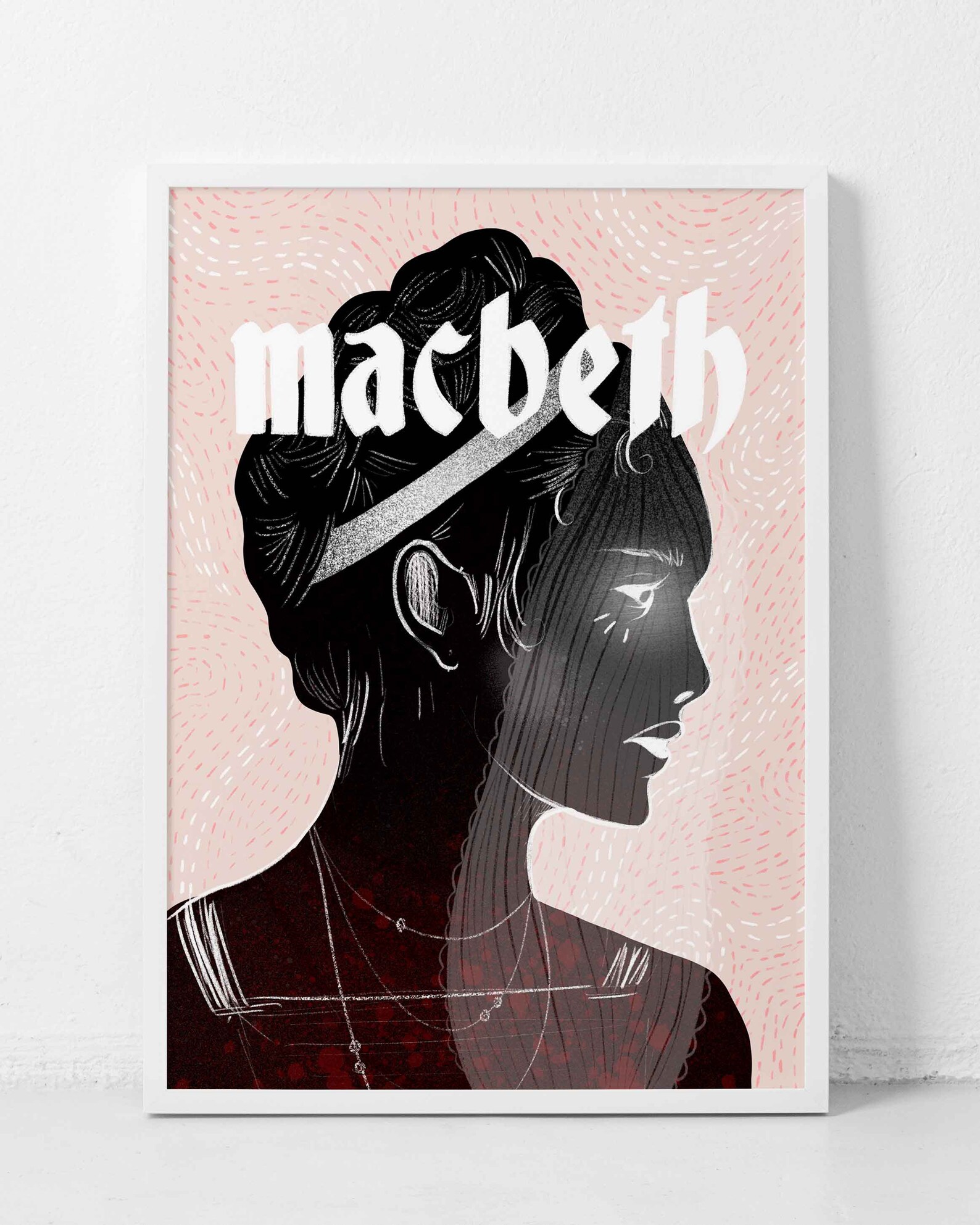 Macbeth Print! William Shakespeare Inspired Poster, Tragedy, Literature ...