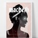 Macbeth Print William Shakespeare Inspired Poster Tragedy - Etsy
