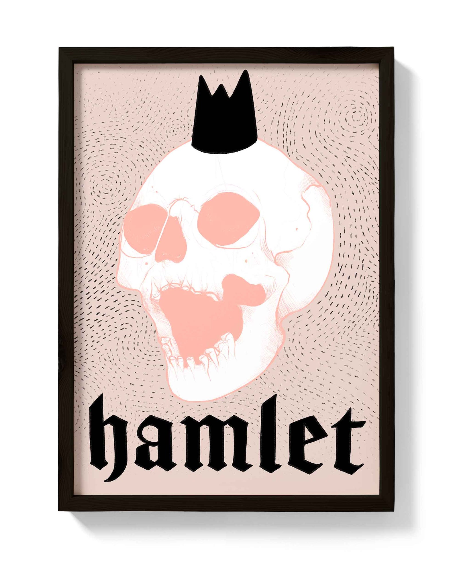 Hamlet Print William Shakespeare Inspired Poster Tragedy | Etsy