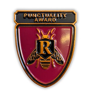 Rushmore Inspired Enamel Pins! Punctuality Award & Perfect Attendance ...