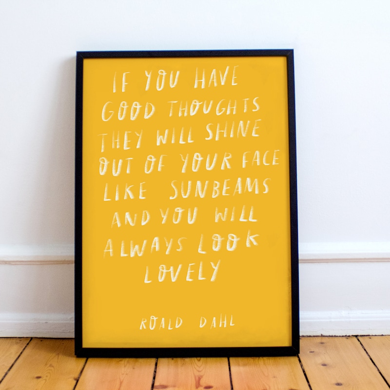 Roald Dahl Quote - Etsy UK