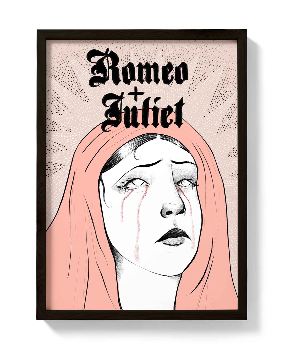 Romeo and Juliet Print William Shakespeare Inspired Poster | Etsy