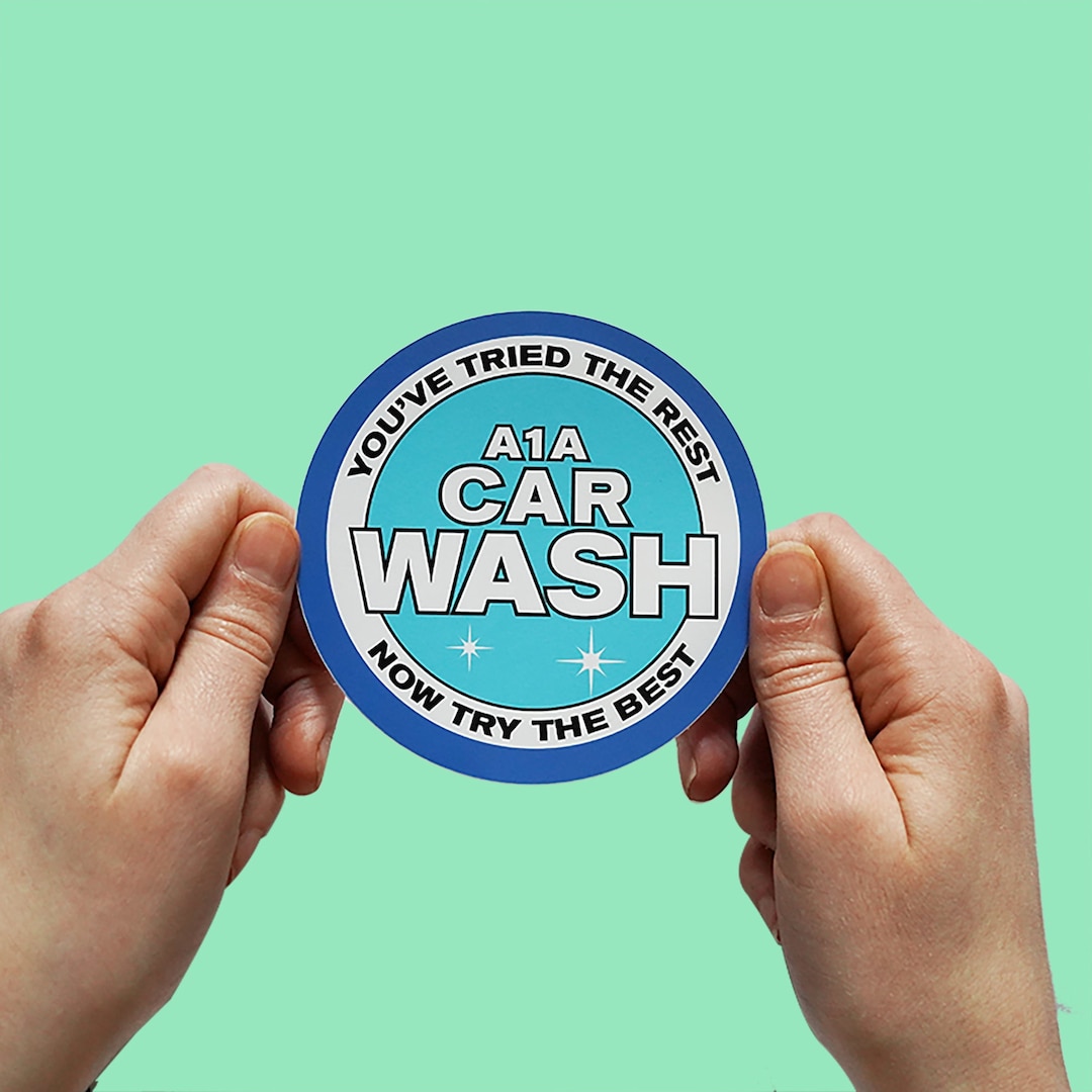 Breaking Bad Sticker, A1A Car Wash! Bumper Sticker Walter White, Auto ...