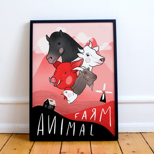 George Orwell Animal Farm Posters - Etsy