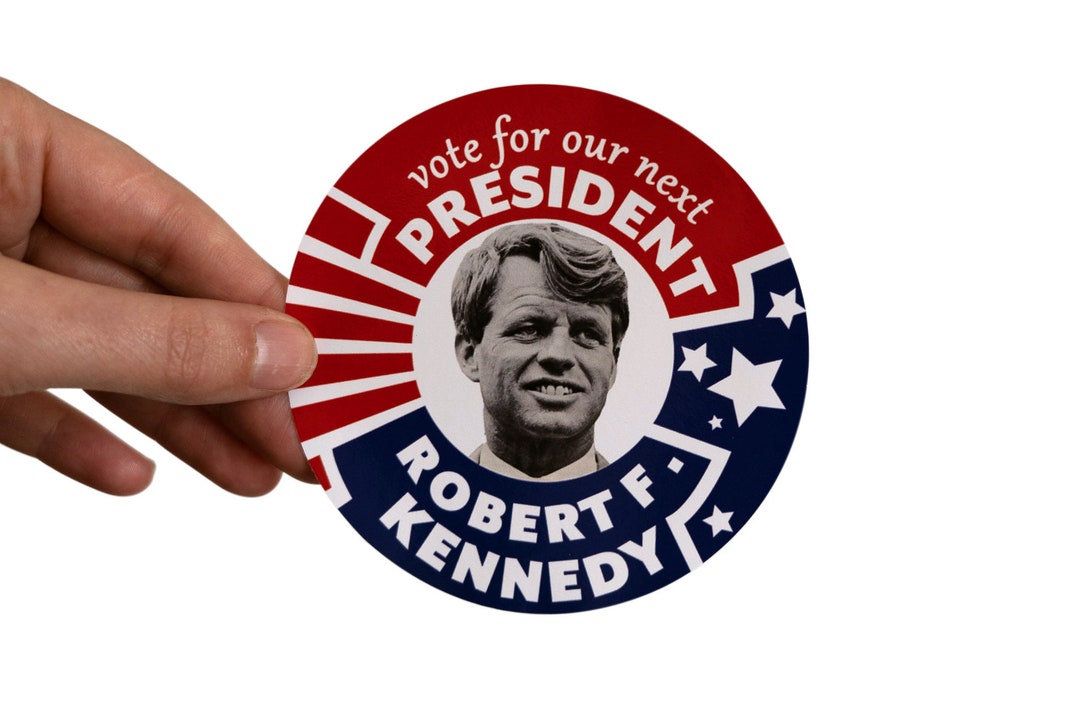 Robert F. Kennedy for President Sticker! Bobby Kennedy Sticker ...