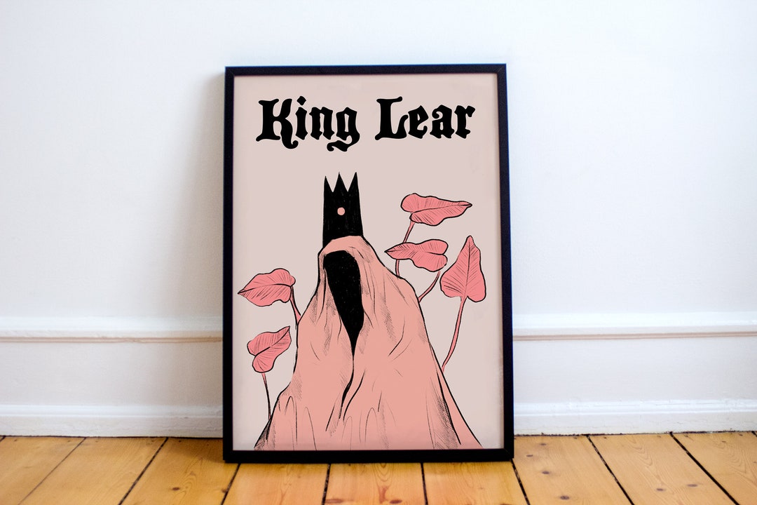 King Lear Print! William Shakespeare Inspired Poster, Tragedy, Hamlet ...