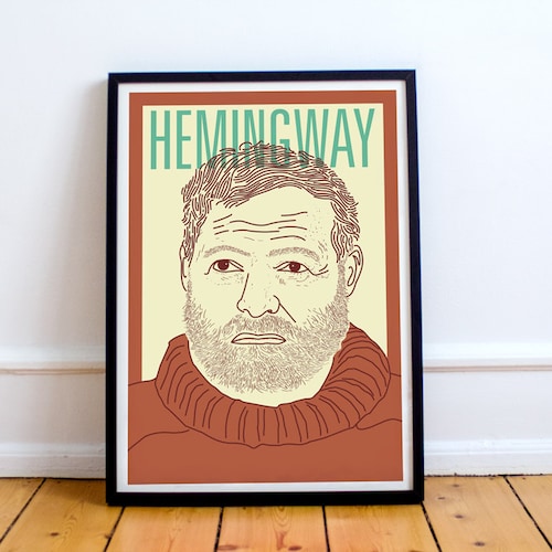 Hemingway Print Ernest Hemingway Poster A Farewell to Arms - Etsy