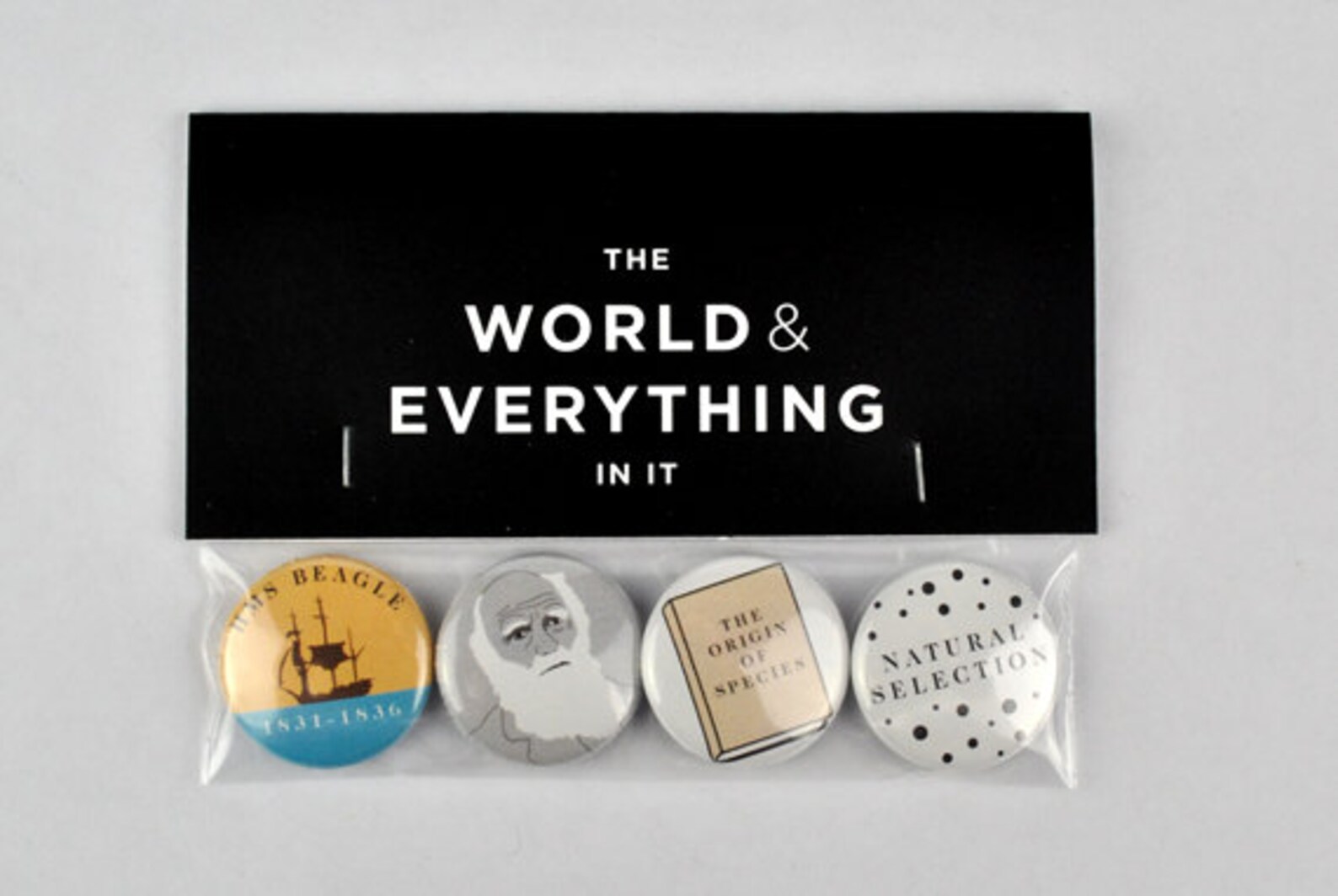 Charles Darwin Badges, Evolution, Natural Selection, Survival of the ...