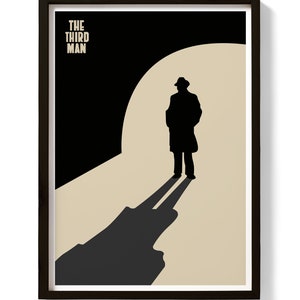 The Third Man Poster, Third Man Print, Film Noir Film, Orson Welles ...