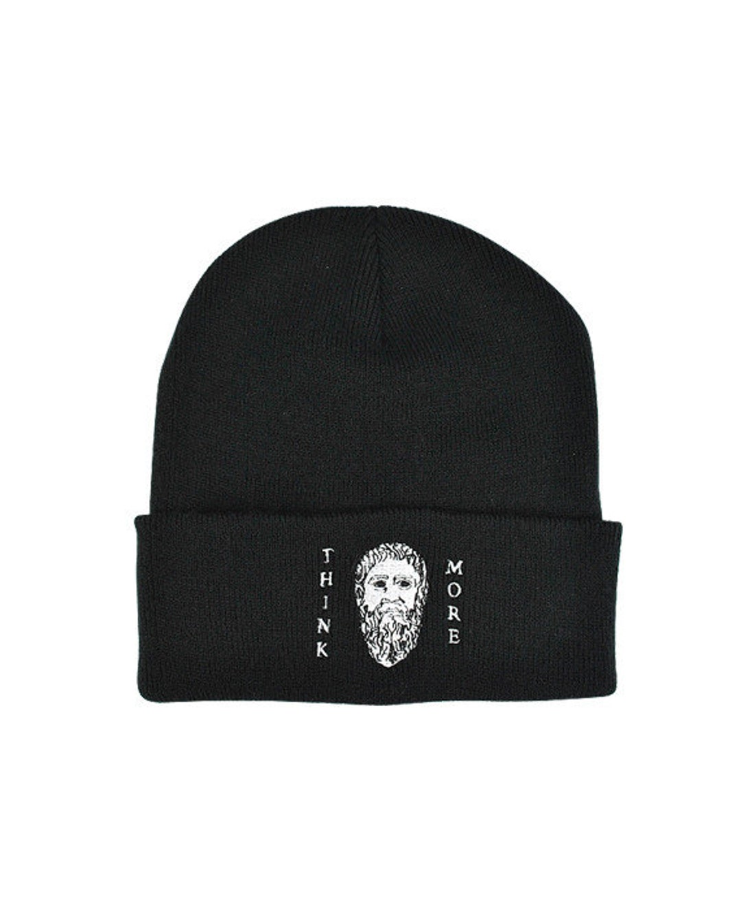 Plato "think More" Beanie! Philosophy Hat! Socrates, Greek, Western ...