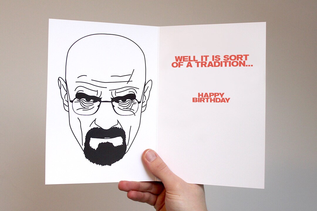 Breaking Bad Card ,we're Done When I Say WE'RE Done Walter White ...