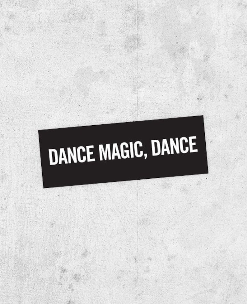 Dance Magic Dance Sticker Labyrinth David Bowie Jennifer | Etsy