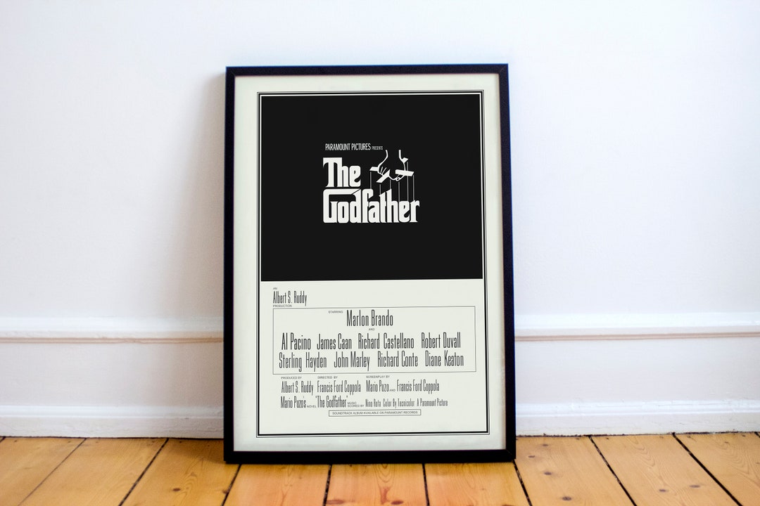The Godfather Movie Poster Print - Vintage Style Wall Decor for Film ...
