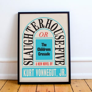Slaughterhouse-five First Edition Print, ,kurt Vonnegut Classic Anti ...