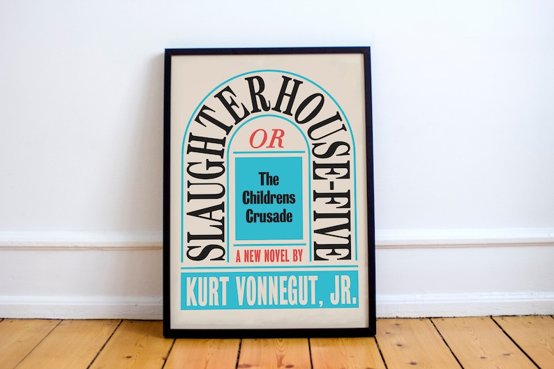 Slaughterhouse-five First Edition Print, ,kurt Vonnegut Classic Anti ...