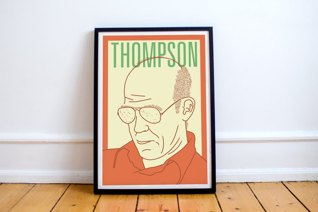 Thompson Print Hunter S Thompson Poster, Fear and Loathing, Las Vegas ...