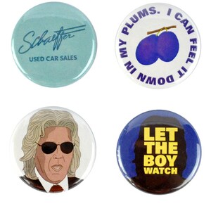 Ashley Schaeffer Buttons Badge Set, Eastbound and Down Buttons I Can ...