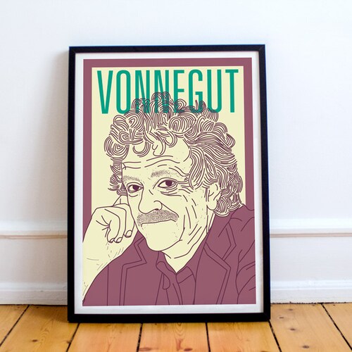 Vonnegut Print Kurt Vonnegut Poster Slaughterhouse Five - Etsy