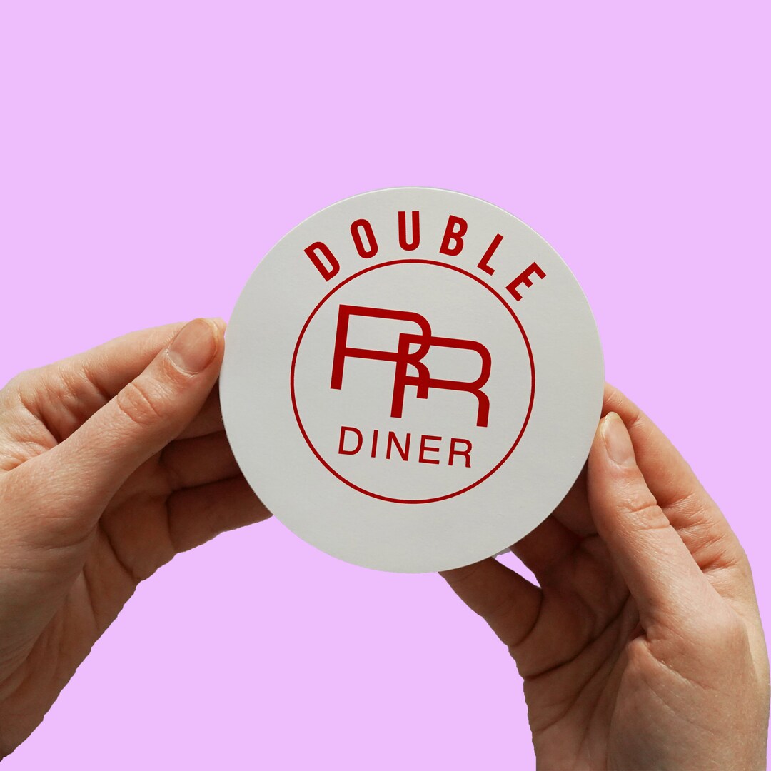 Twin Peaks Sticker, Double RR Diner, Tv Prop, David Lynch Laptop, Car ...
