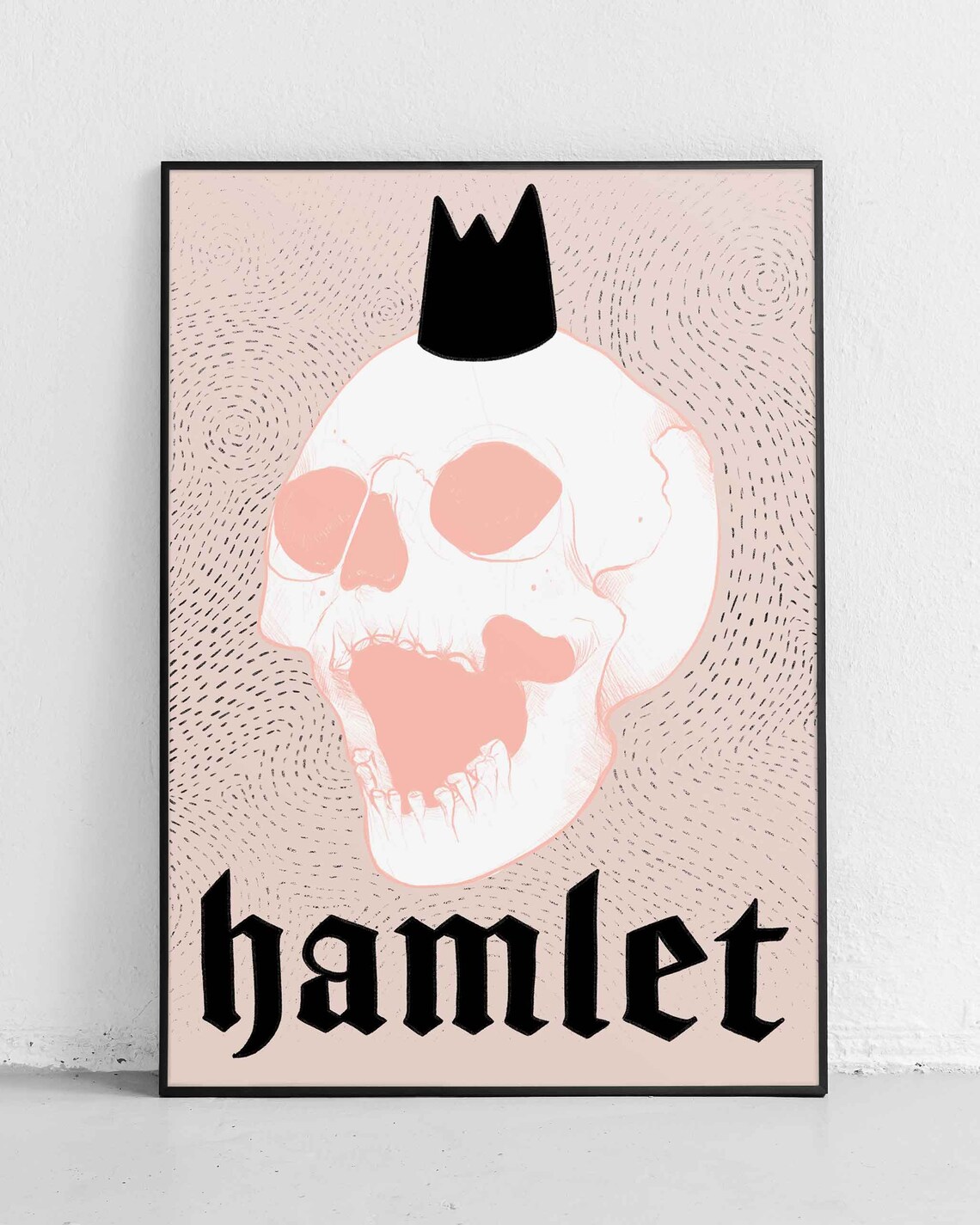 Hamlet Print William Shakespeare Inspired Poster Tragedy | Etsy
