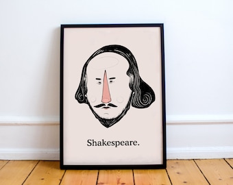 King Lear Print William Shakespeare Inspired Poster | Etsy