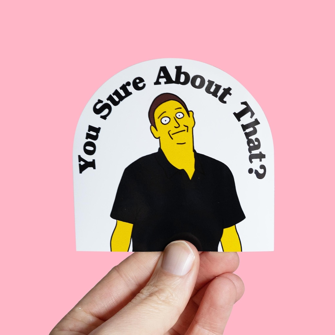 You Sure About That? Meme Sticker, Tim Robinson I Think You Should ...