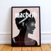 Macbeth Print William Shakespeare Inspired Poster, Tragedy, Literature ...