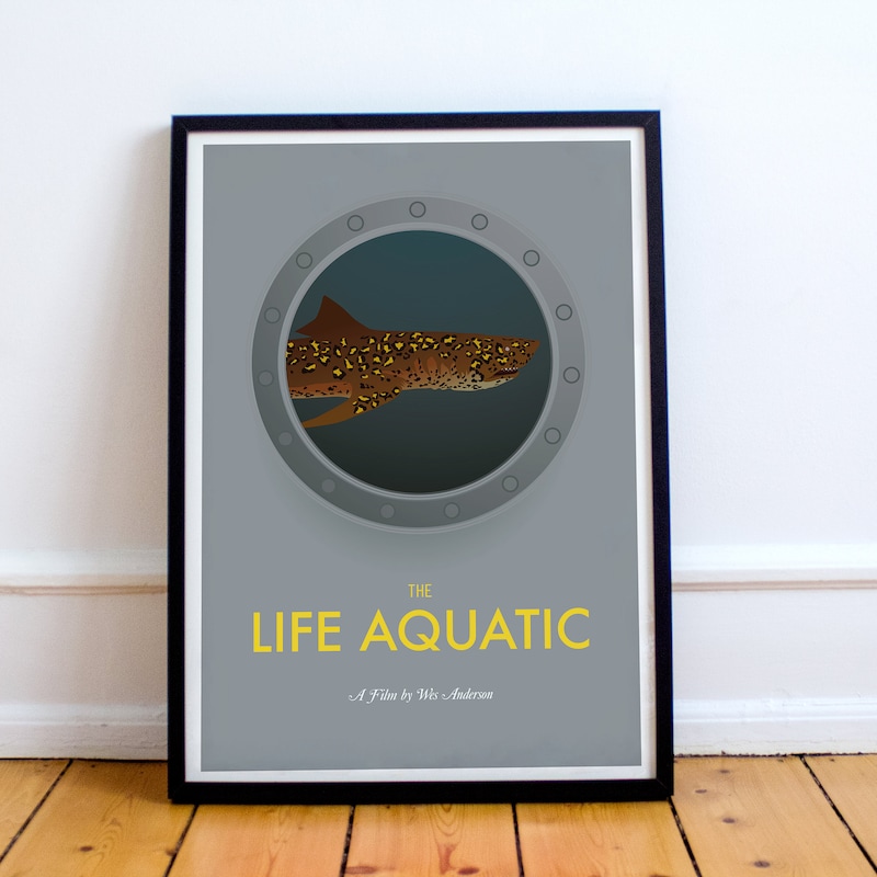 Life Aquatic Poster - Etsy