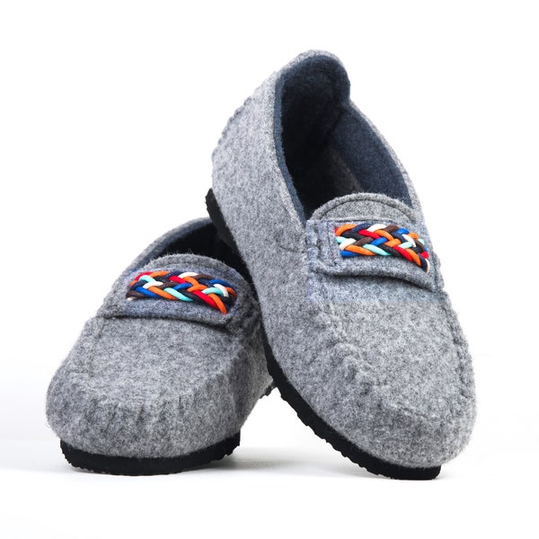 Felt Slippers - Etsy